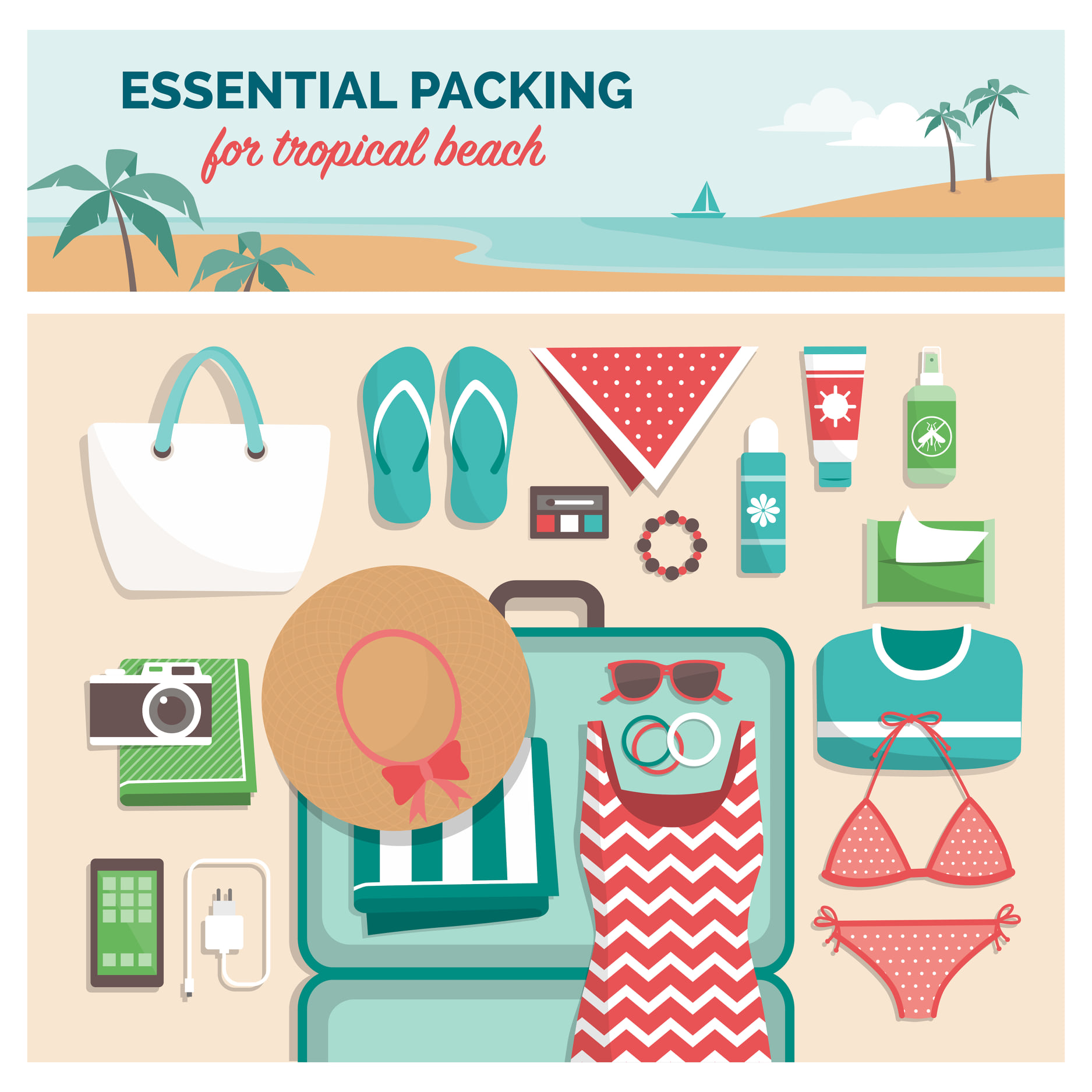 What To Pack For A Beach Vacation - Travel and Food Network